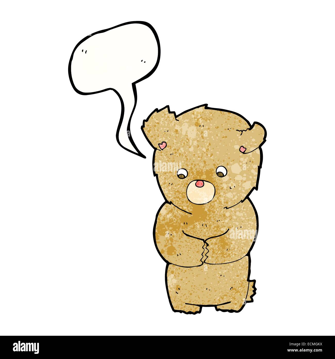 Cartoon shy teddy bear hi-res stock photography and images - Alamy