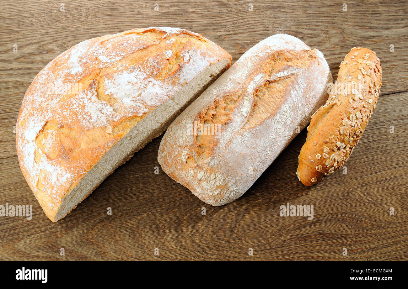 Bread at the bakery - Stock Image Stock Photo - Alamy