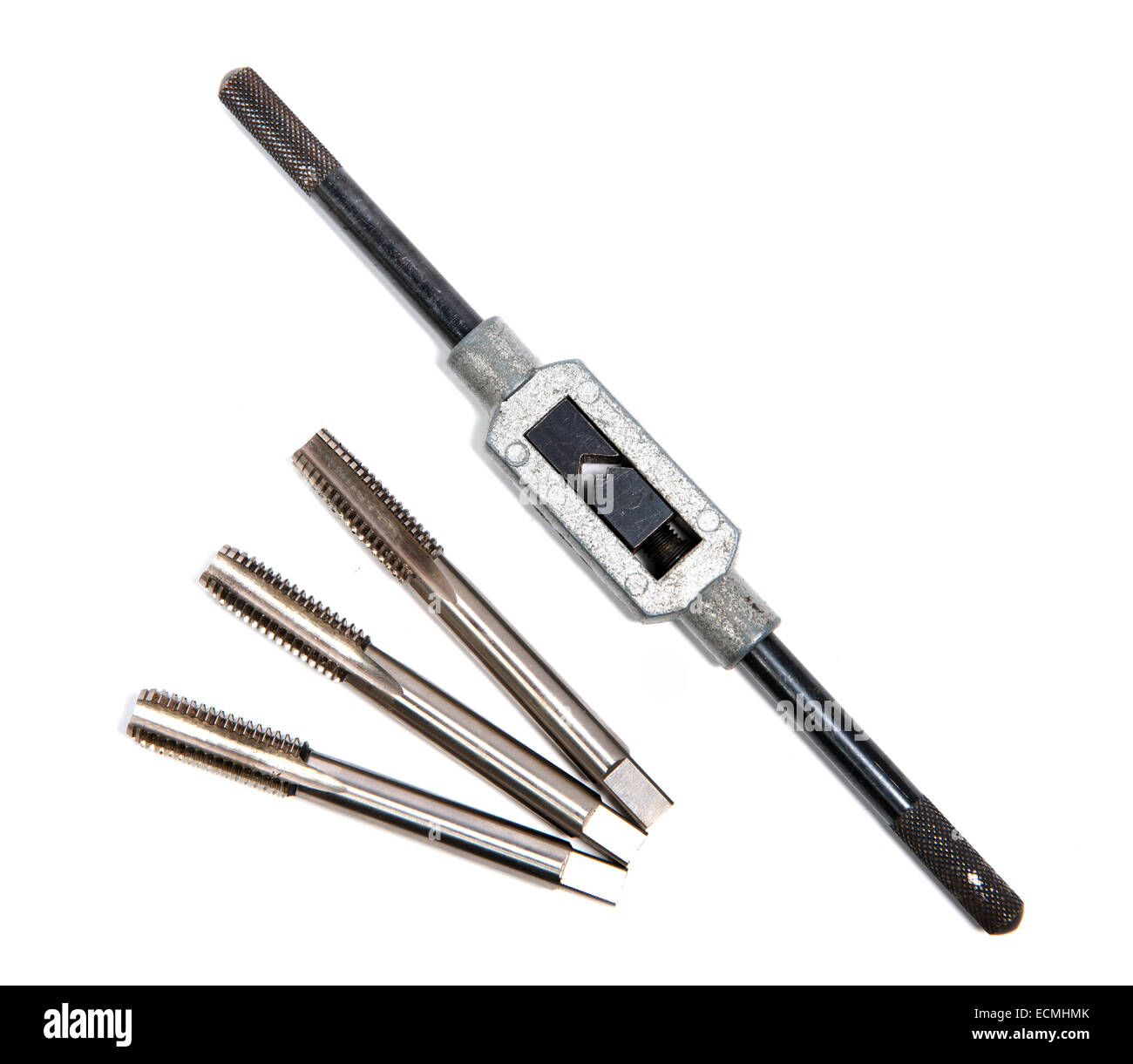 screw taps on the white background Stock Photo - Alamy