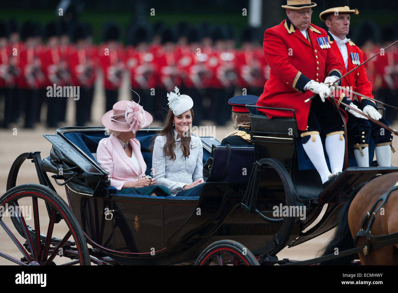 Trooping the Colour - The Queen's Birthday Parade held on Horse Guard ...