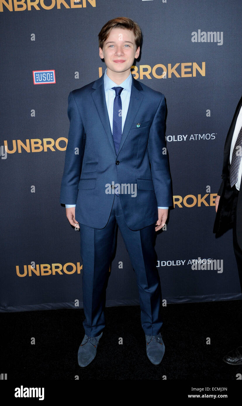 CJ Valleroy Unbroken Film Premiere 15/12/2014 Hollywood/picture ...