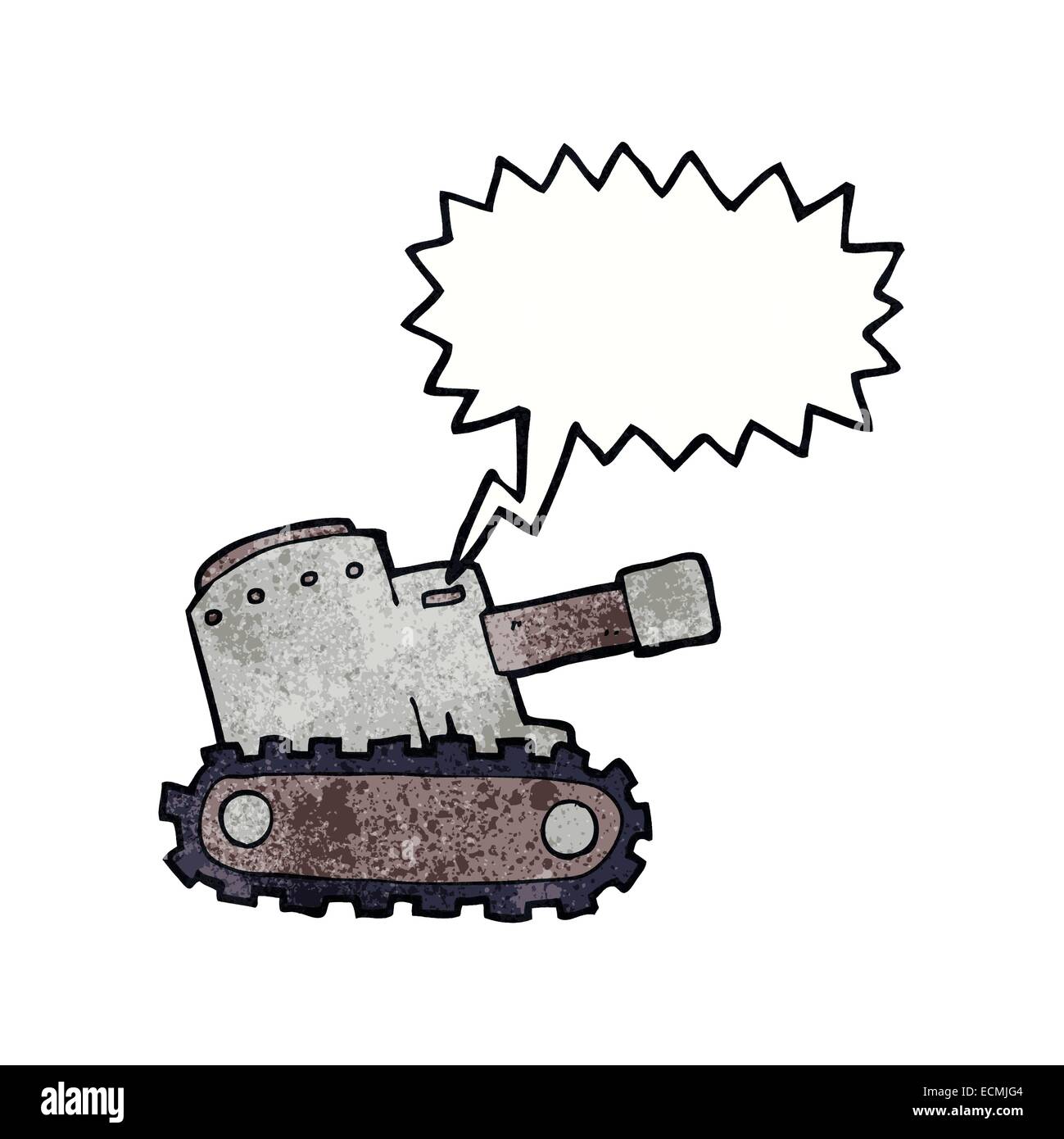 Cartoon army tank speech hi-res stock photography and images - Alamy
