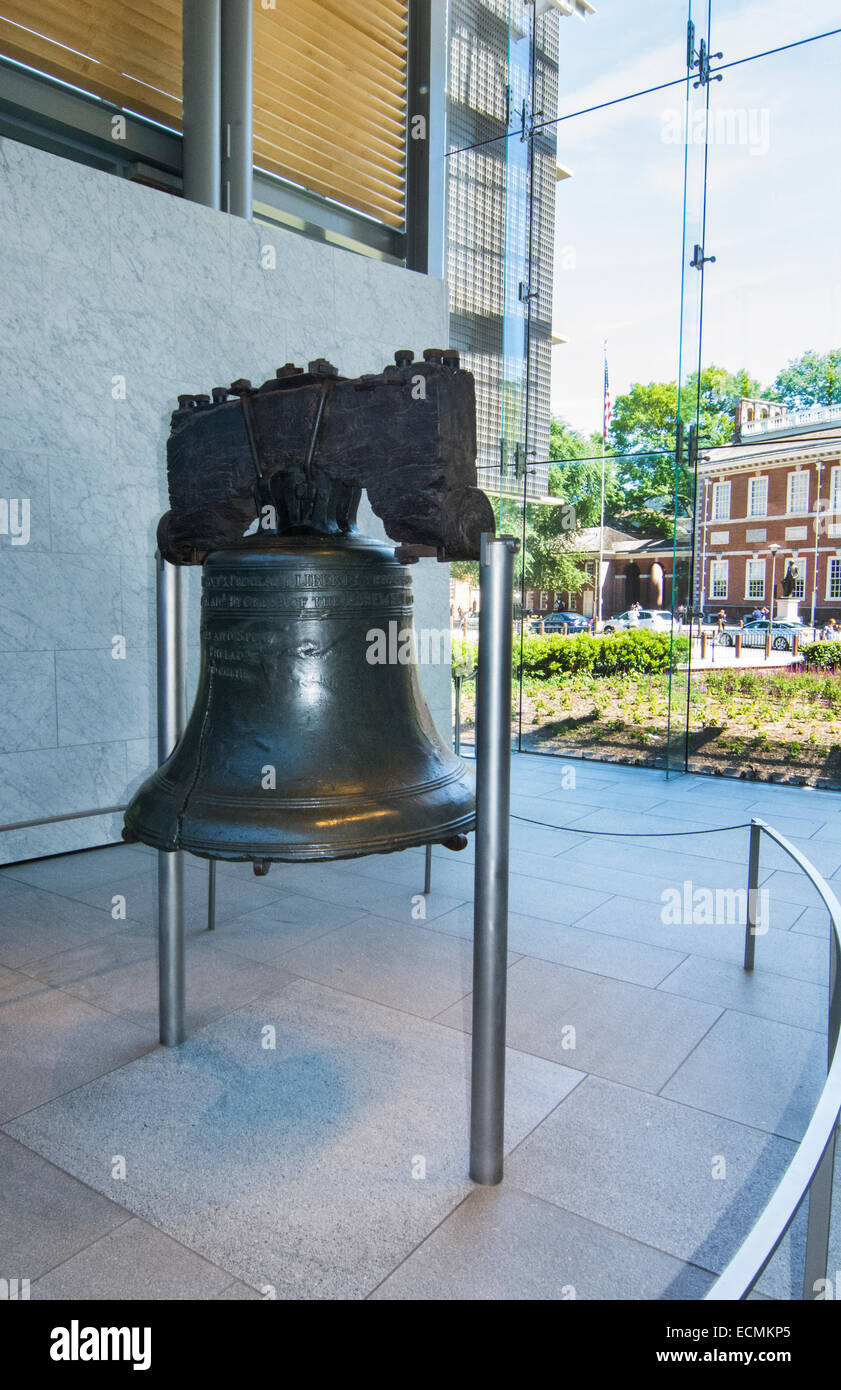 Philadelphia Pennsylvania Liberty Bell in Independence Hall famous ...