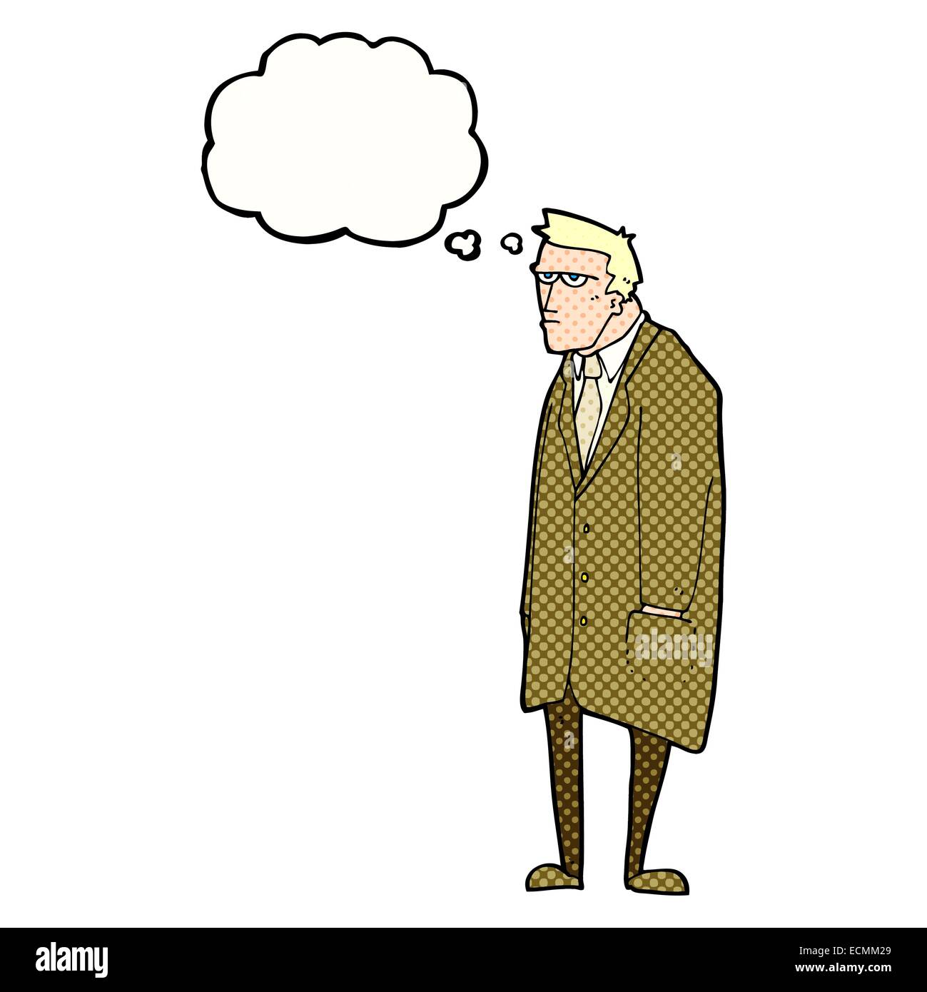 Cartoon bad tempered man Stock Vector Images - Alamy