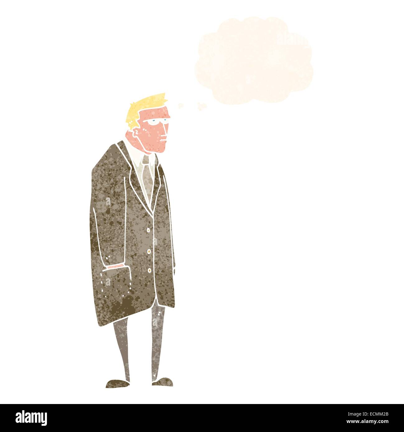 Cartoon bad tempered man Stock Vector Images - Alamy