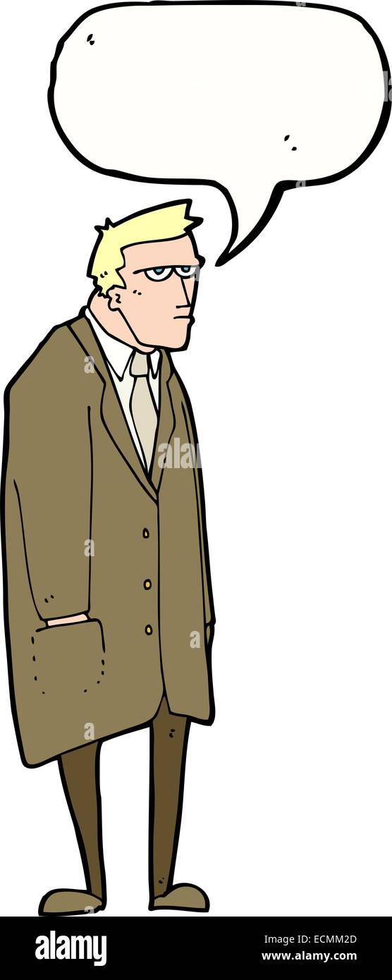 Cartoon bad tempered man Stock Vector Images - Alamy