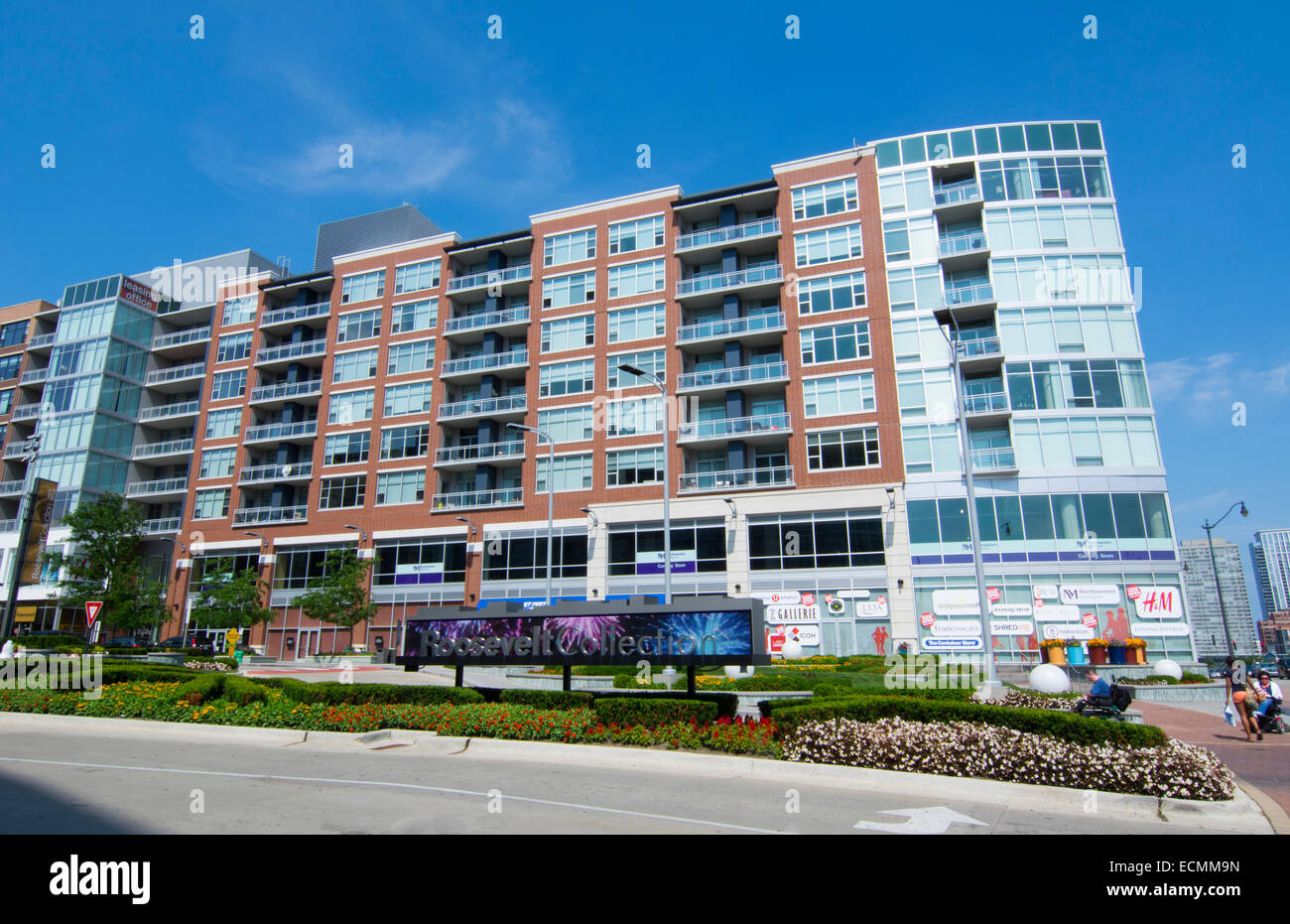 Chicago Illinois new shopping and living complex called Roosevelt ...