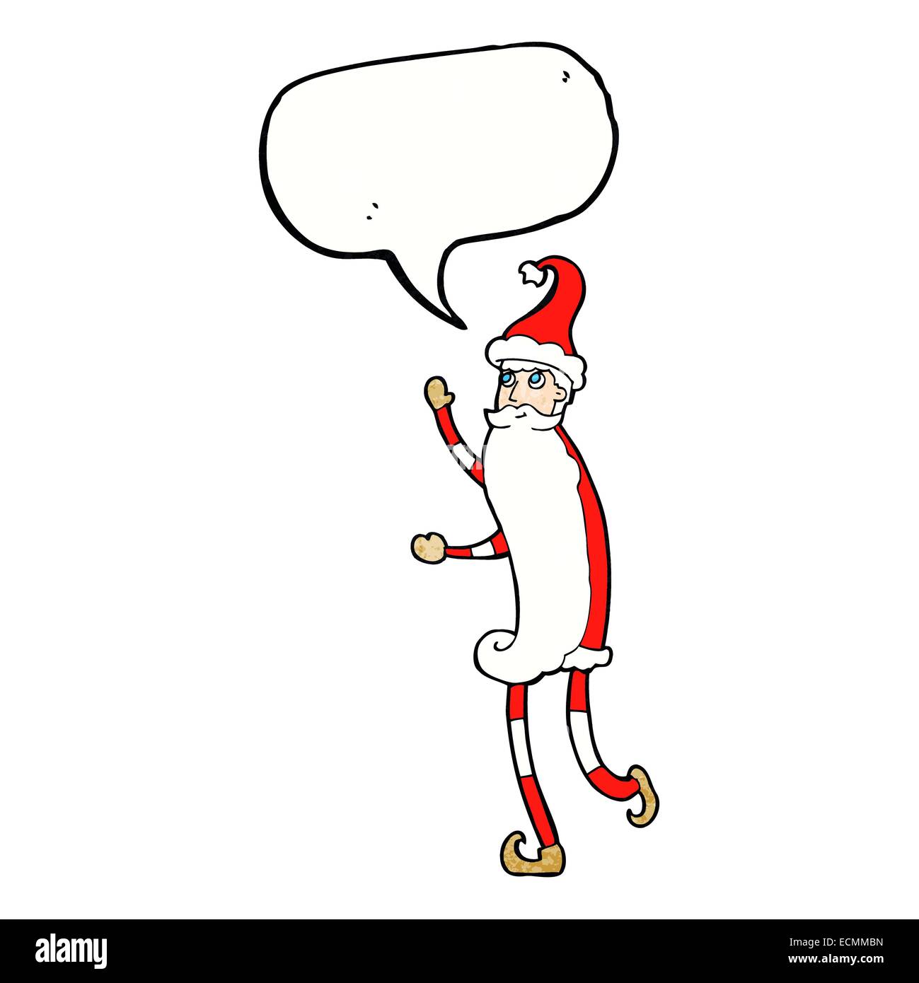 Skinny santa Stock Vector Images - Alamy