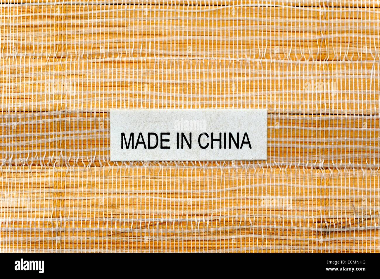 Made in china label hi-res stock photography and images - Alamy
