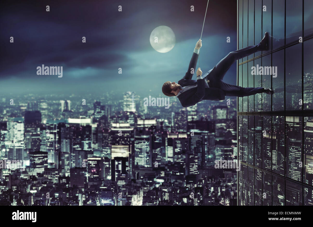 Skyscraper light change hi-res stock photography and images - Alamy