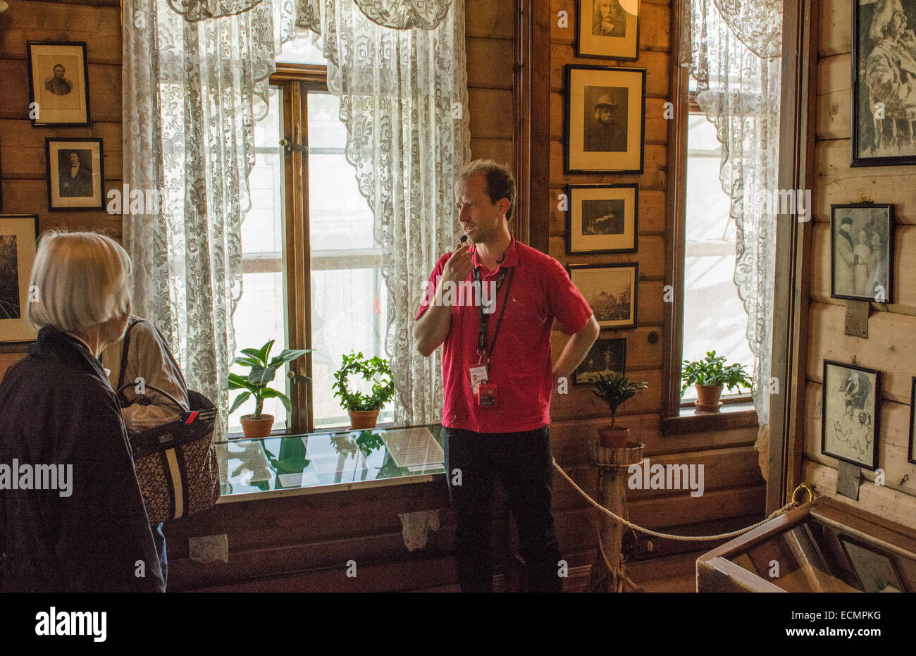 Bergen Norway composer Edward Grieg Museum home interior room of ...
