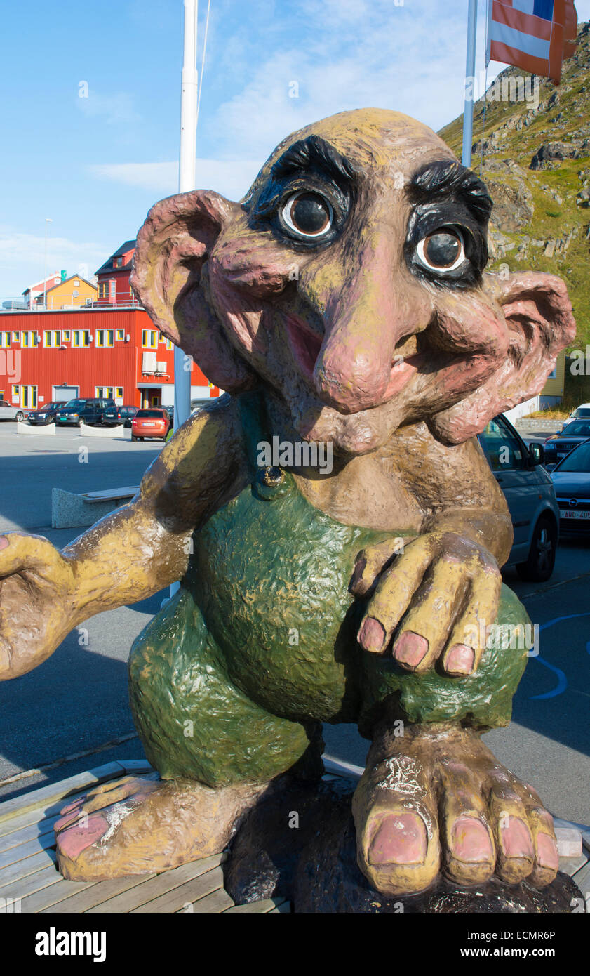 Tromso Norway cruise Hurtigruten famous troll character for Norway ...