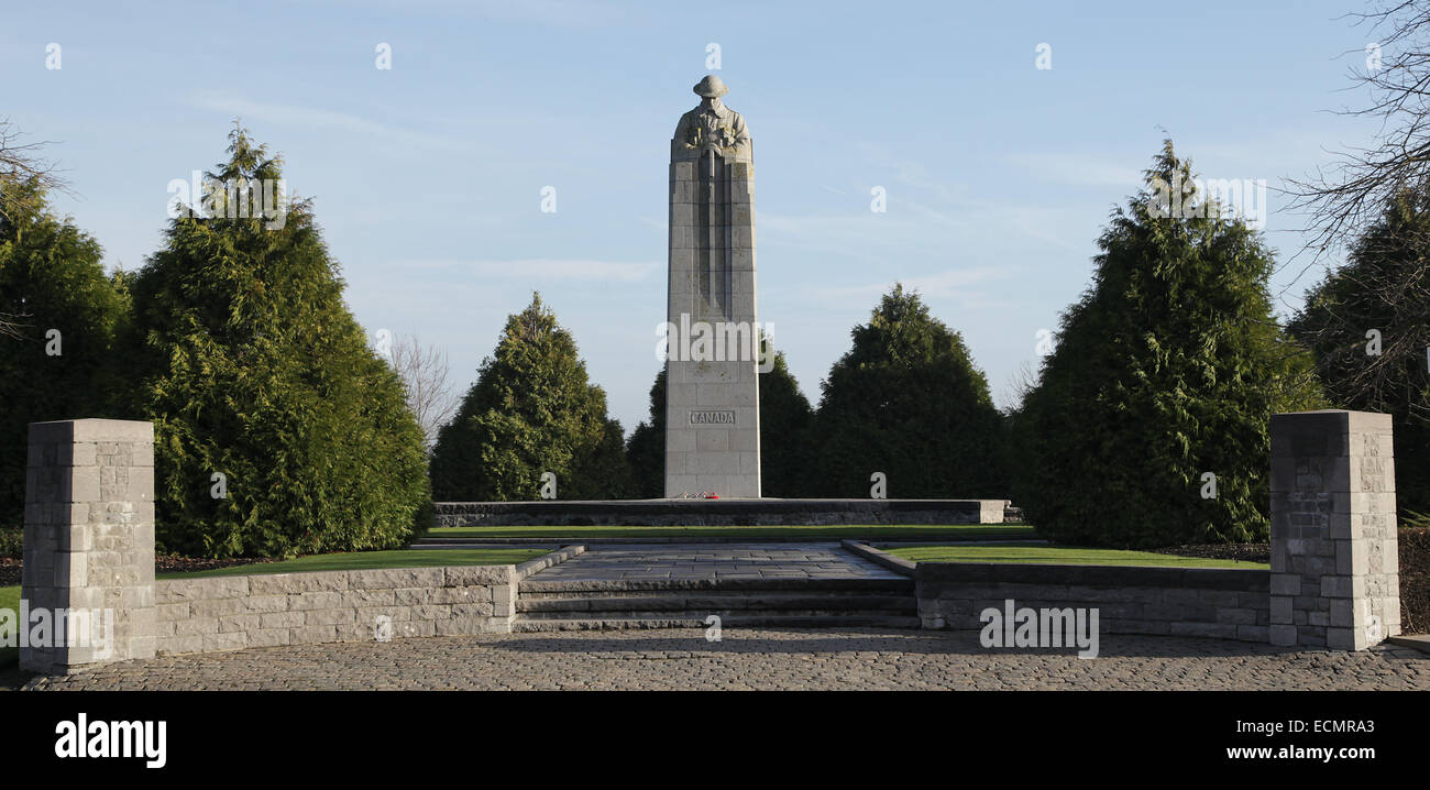 The Brooding Soldier The St. Julien Memorial a Canadian war memorial in ...