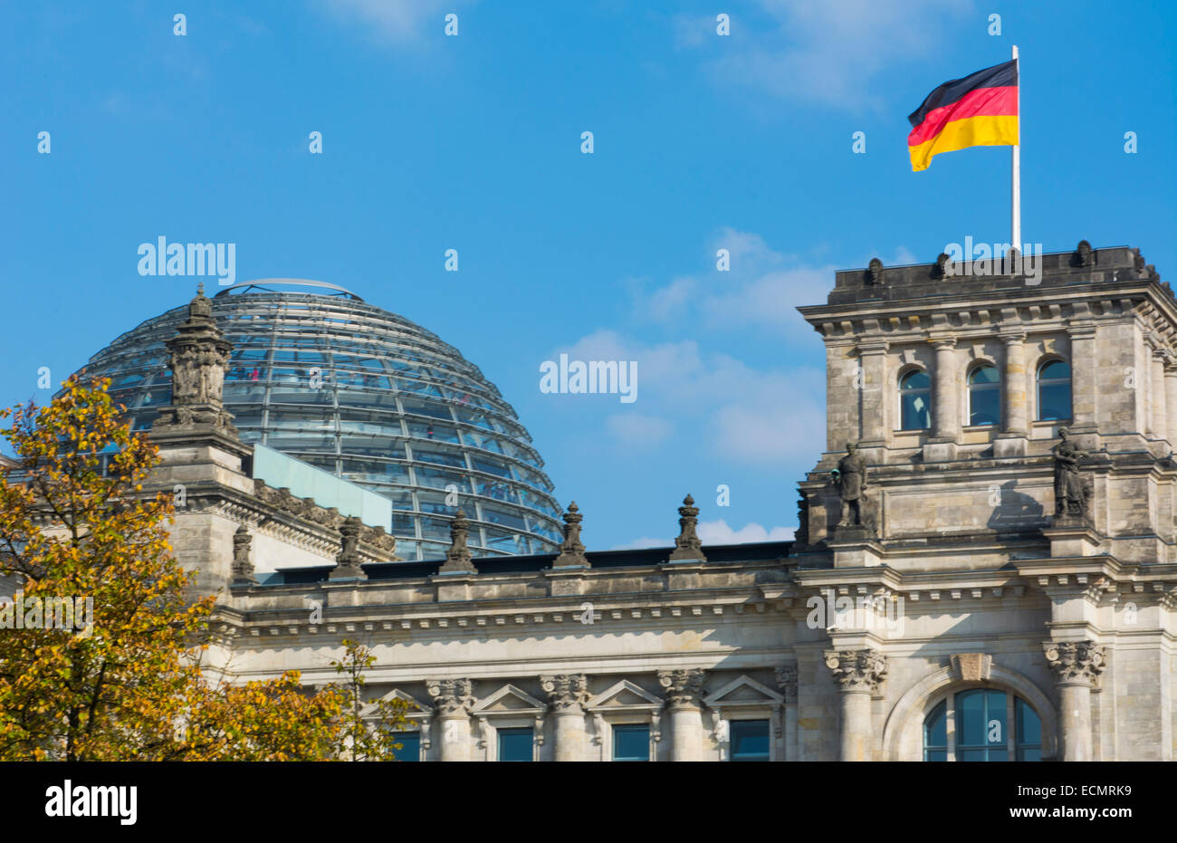 Berlin Germany Reichstag Building famous city center near Brandenberg ...