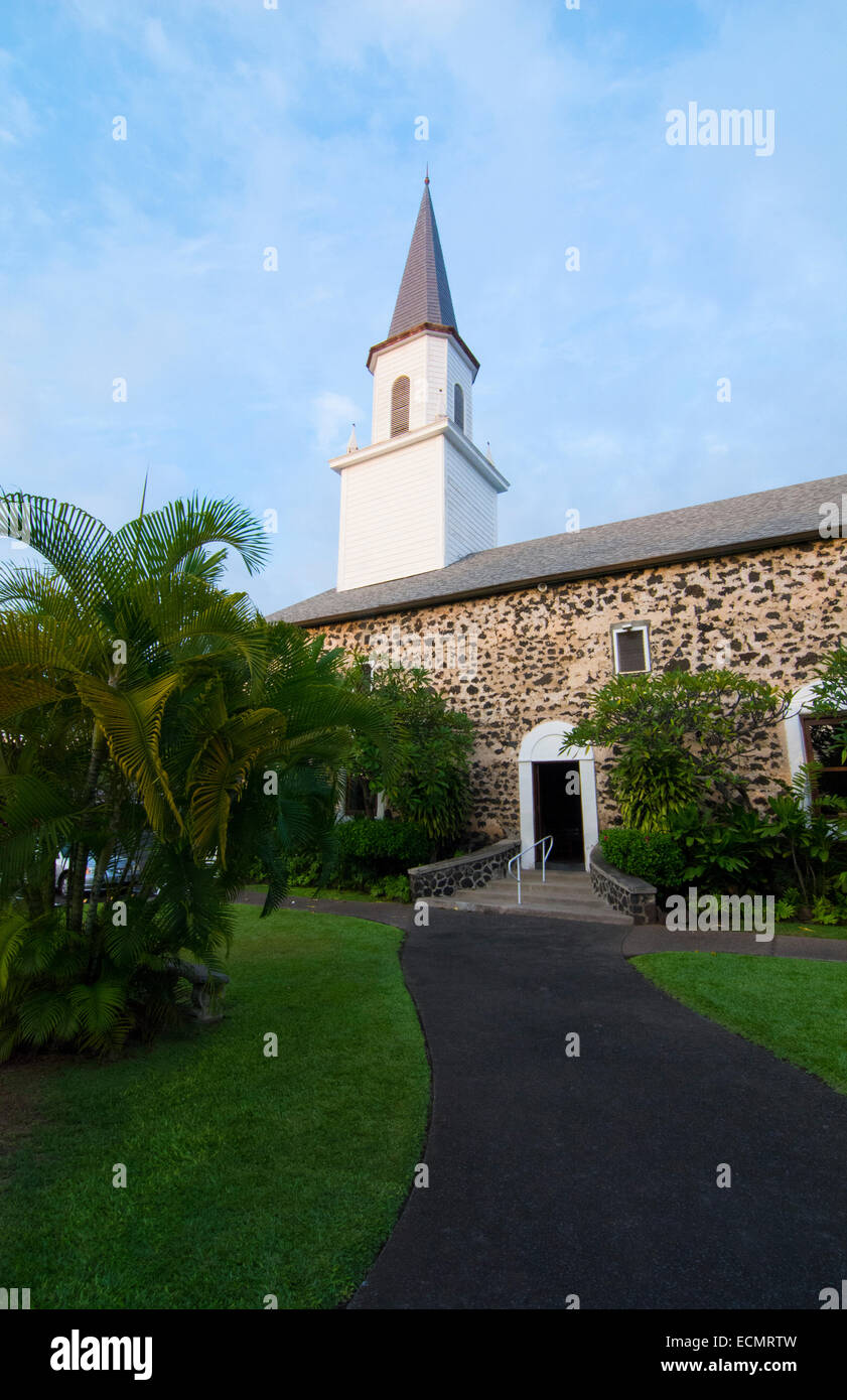Kona Hawaii Big Island Kailua-Kona Mokuaikaua Church first church in ...
