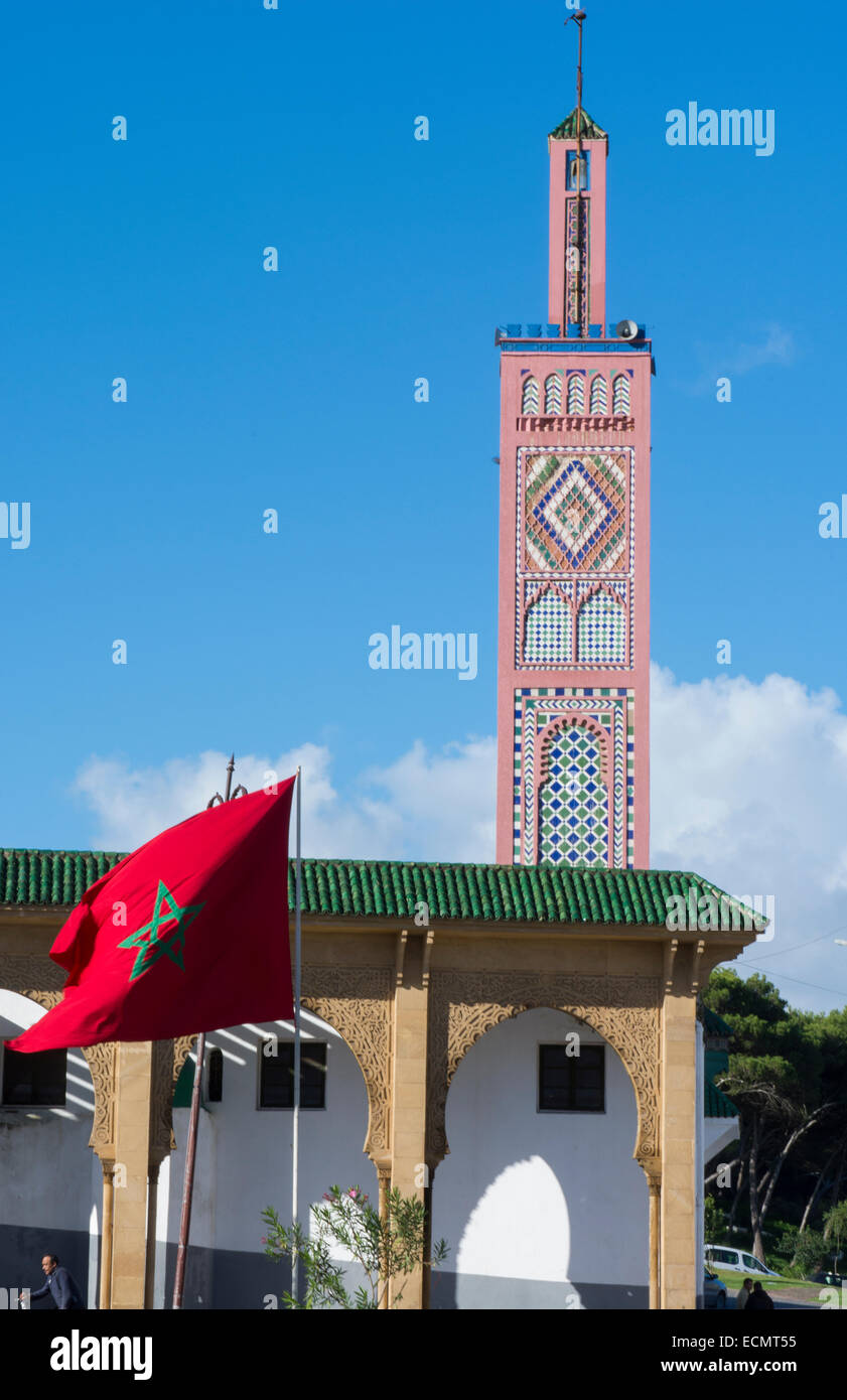 Tangier Morocco Mosque in the Grand Socco Market Square of City Abu ...