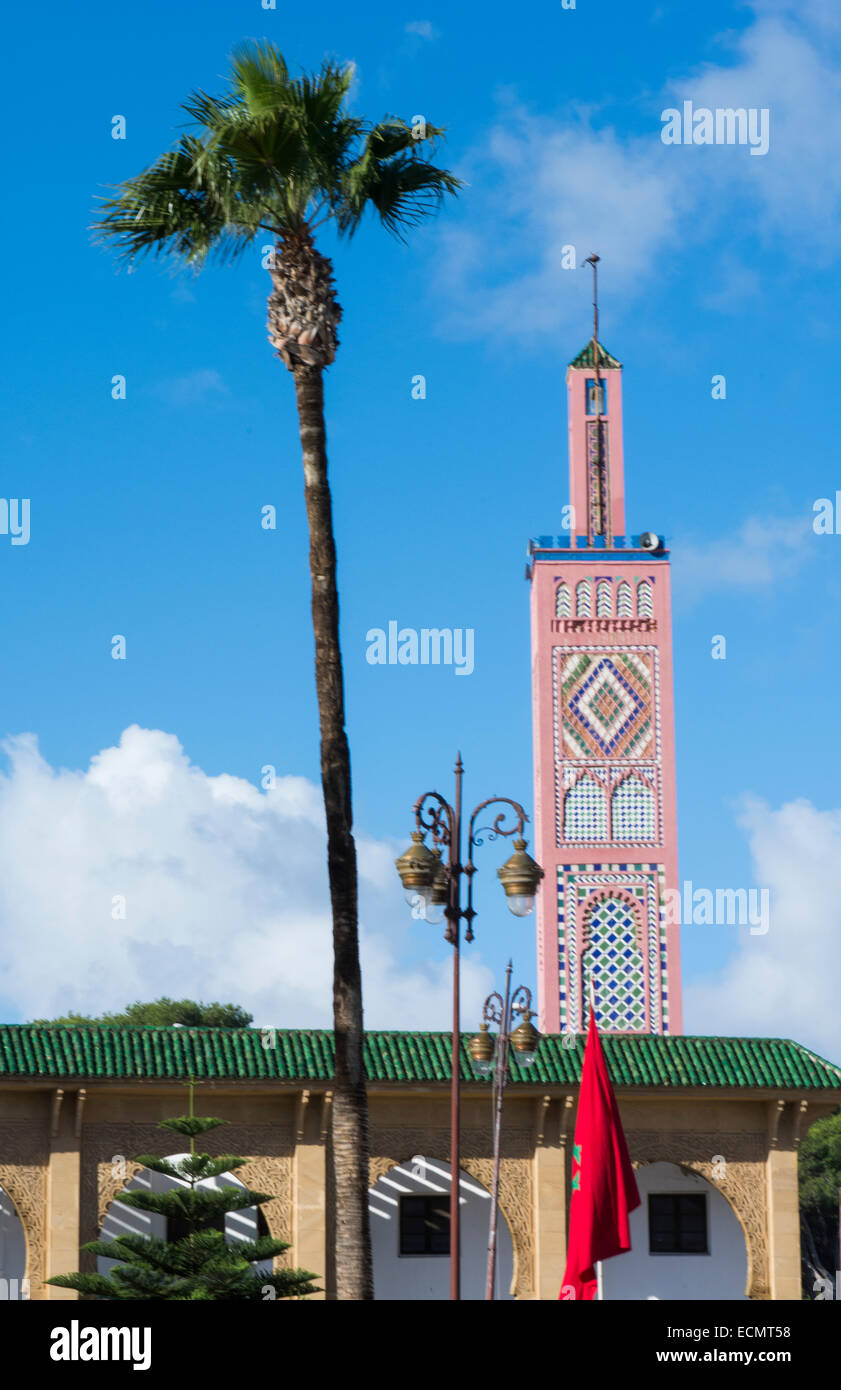 Tangier Morocco Mosque in the Grand Socco Market Square of City Abu ...
