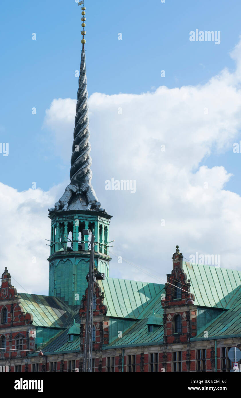 Copenhagen Denmark famous Old Stock Exchange building 1640 oldest ...