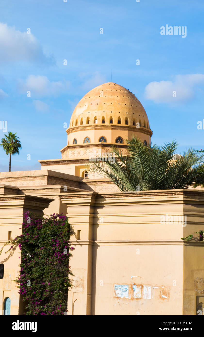 Marrakech Morocco dome in downtown city Stock Photo - Alamy