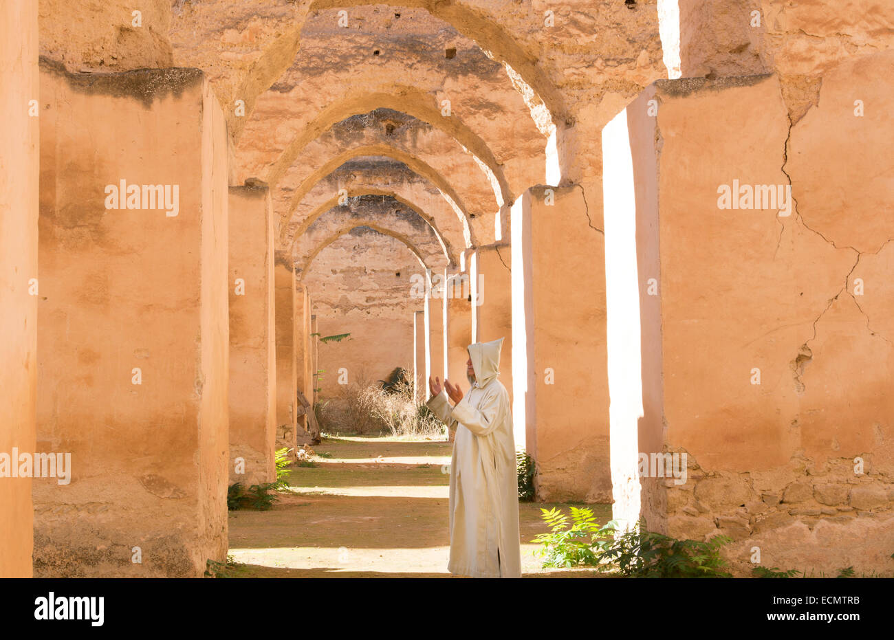 Meknes Morocco columns of Hri Souani former horse stalls in 17th ...