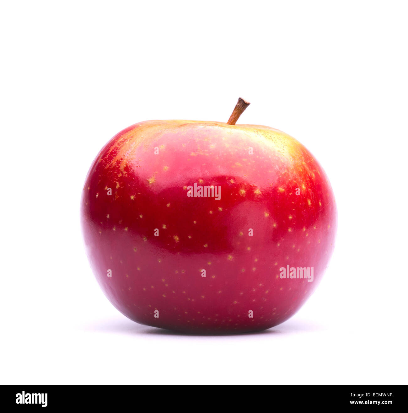 red ripe apple Stock Photo - Alamy