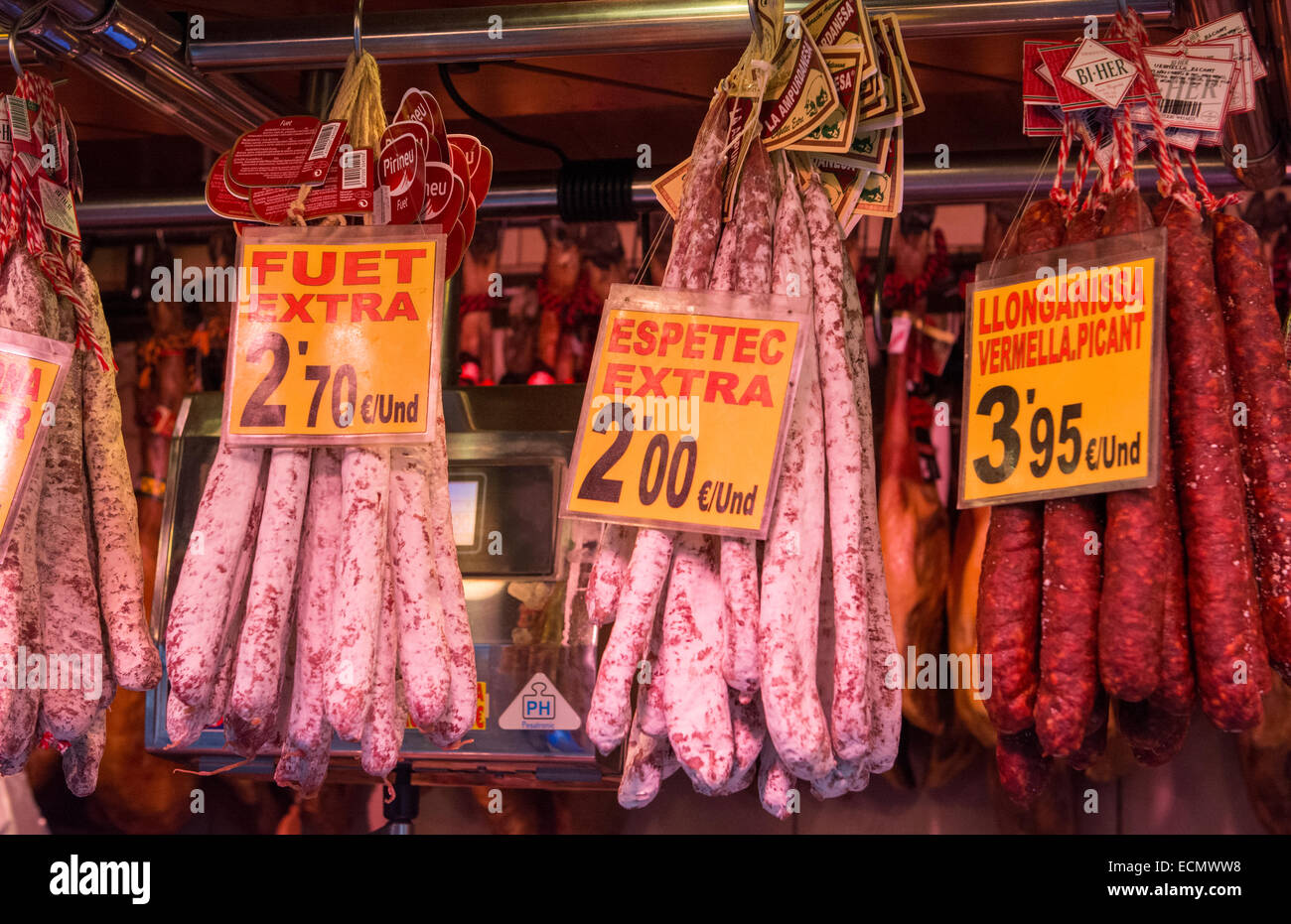 Barcelona Spain market called St Joseph Market or La Boqueria with ...