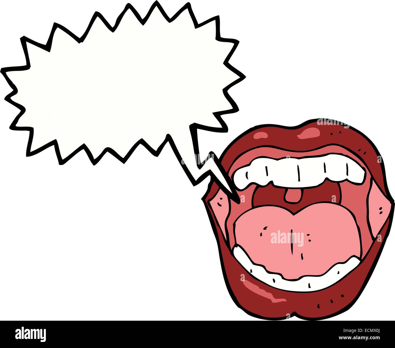 Cartoon Mouth Speaking