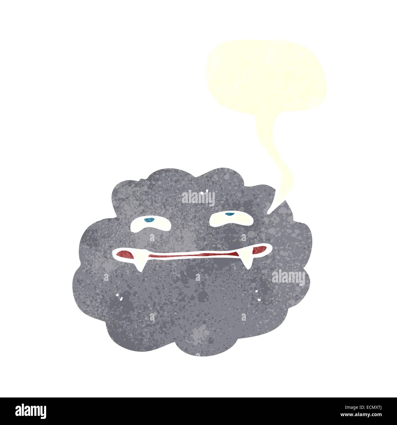 cartoon vampire cloud with speech bubble Stock Vector Image & Art - Alamy