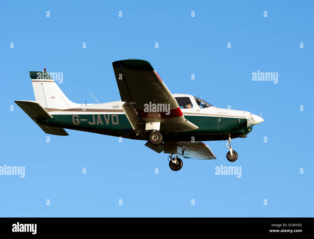 Piper PA28 Warrior II. G-JAVO Stock Photo - Alamy