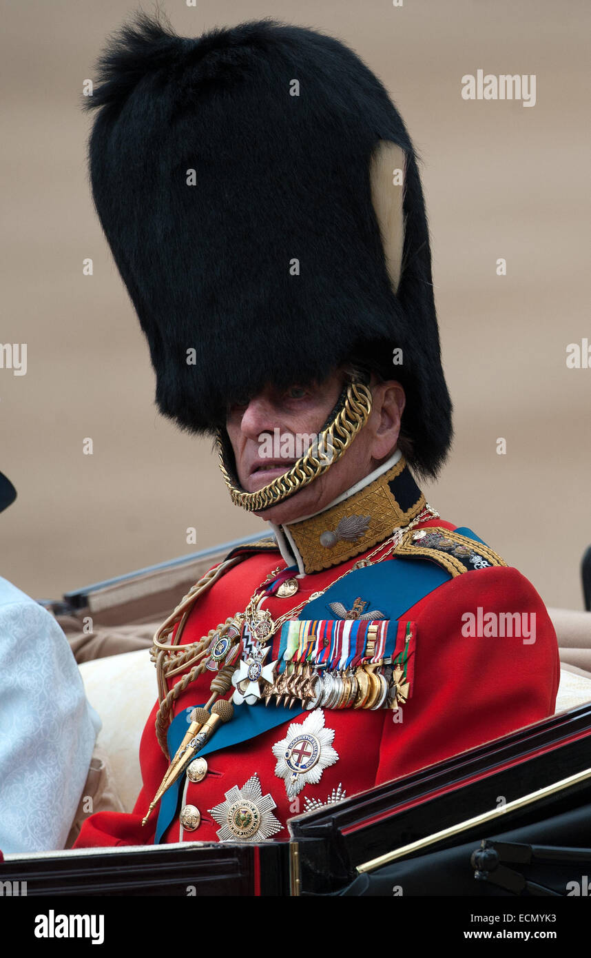 Trooping the Colour - The Queen's Birthday Parade held on Horse Guard ...