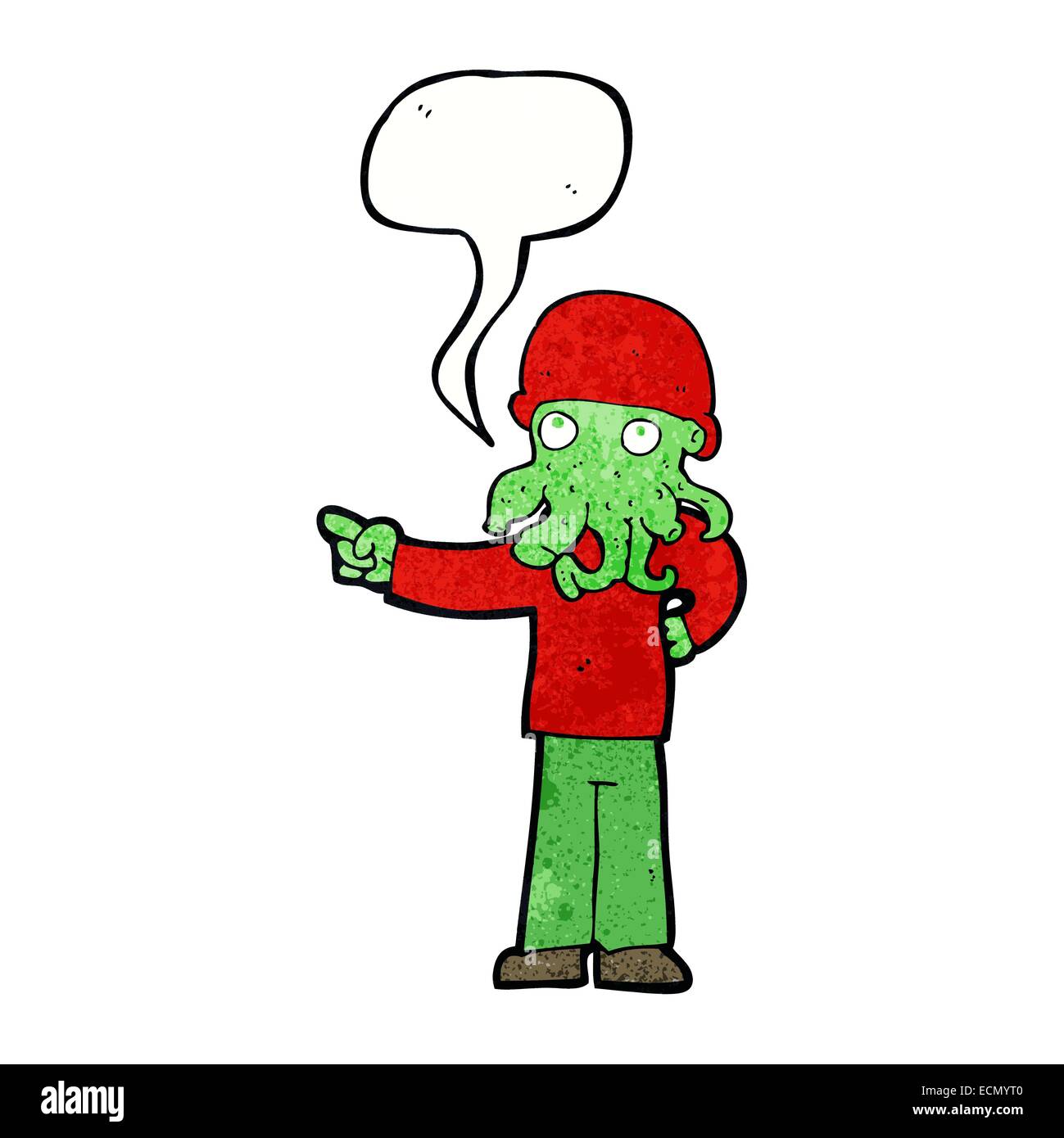 Cartoon monster man speech hi-res stock photography and images - Alamy