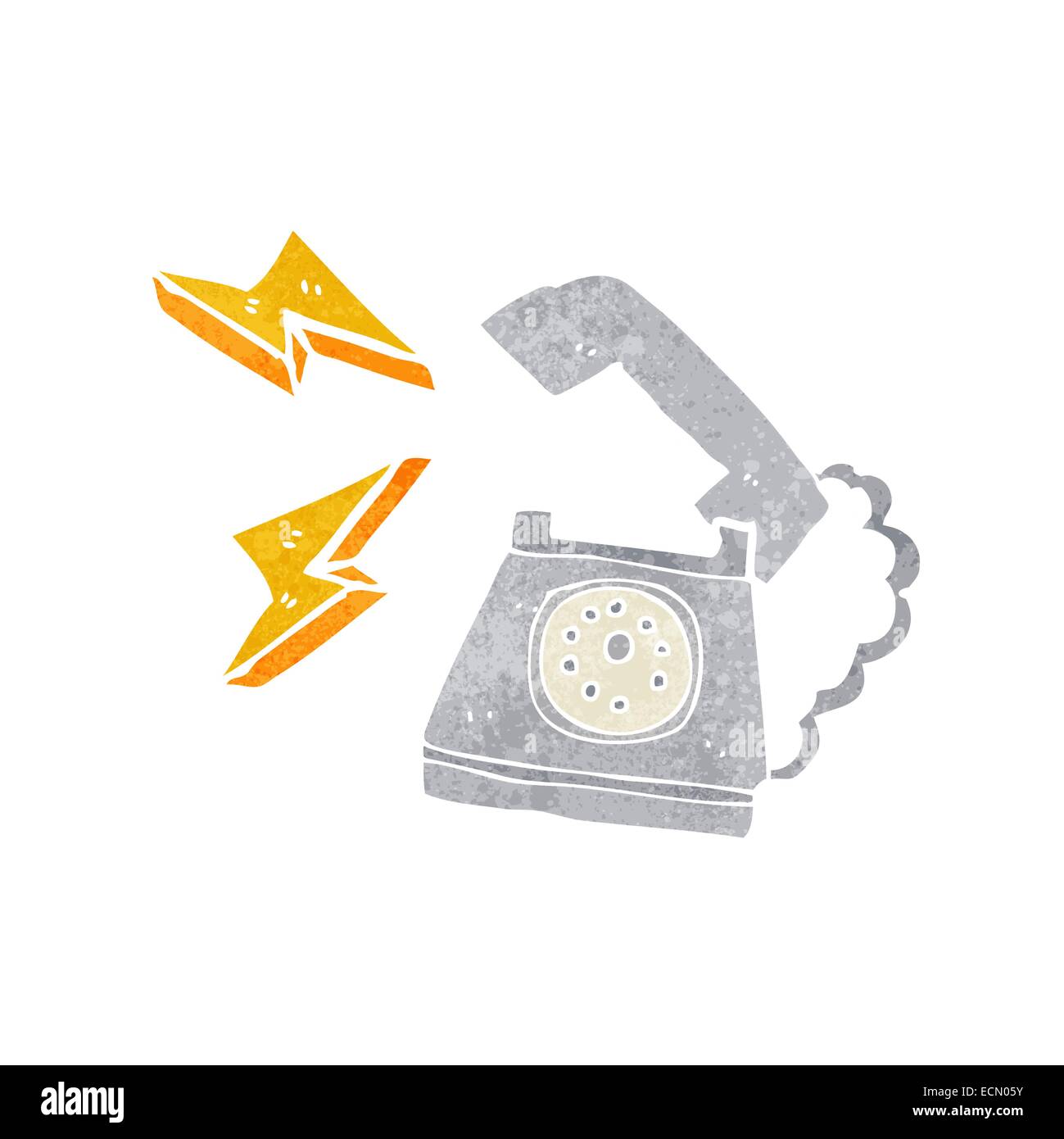 cartoon ringing telephone with thought bubble Stock Vector Image & Art ...