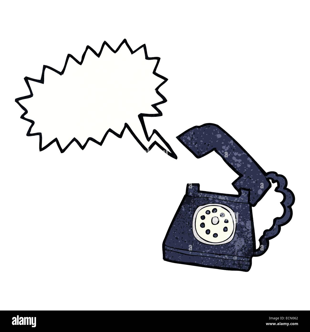 Cartoon ringing telephone bubble hi-res stock photography and images ...