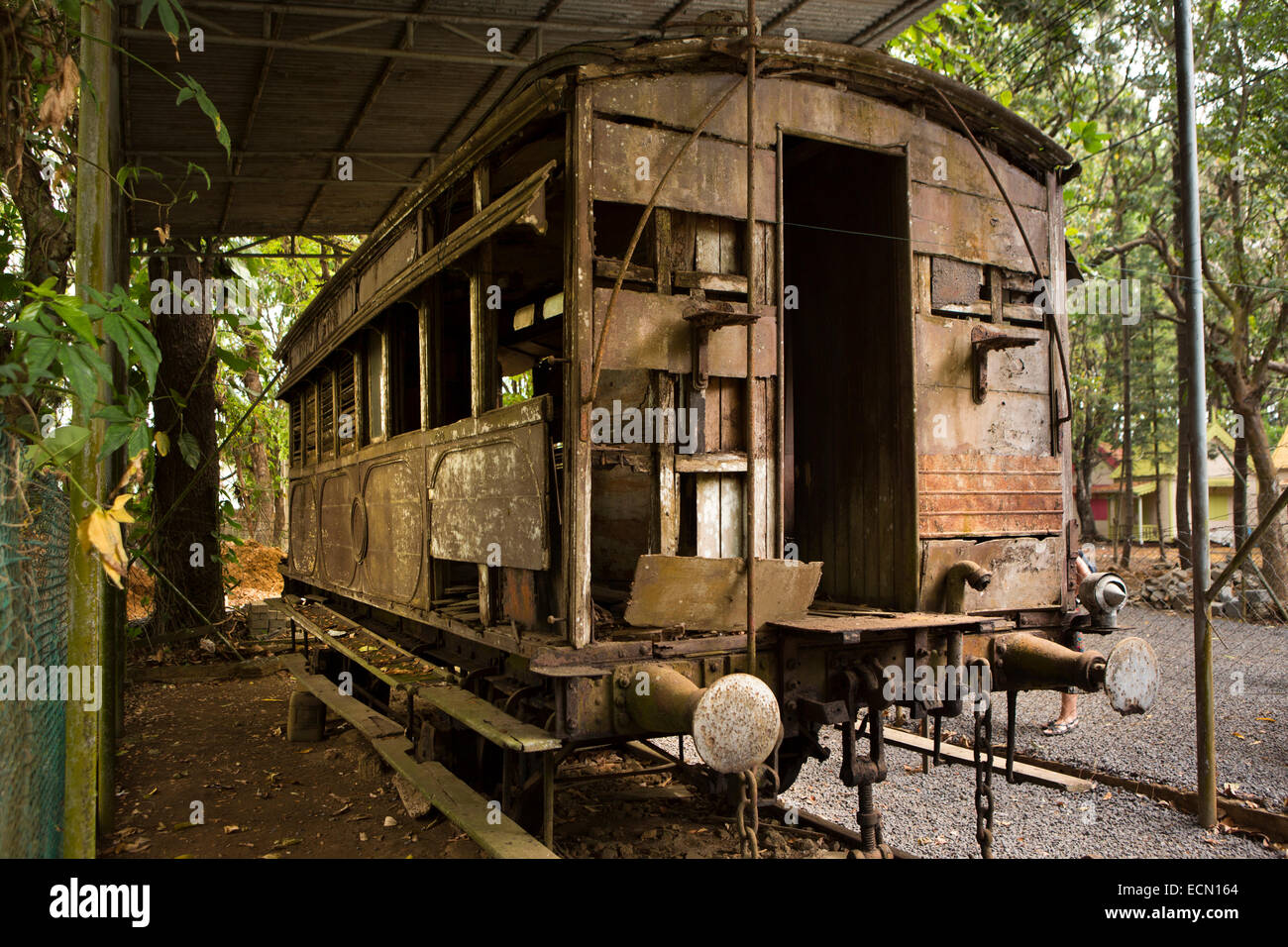 Mauritius, Mahebourg, National History Museum, Governor’s railway coach ...