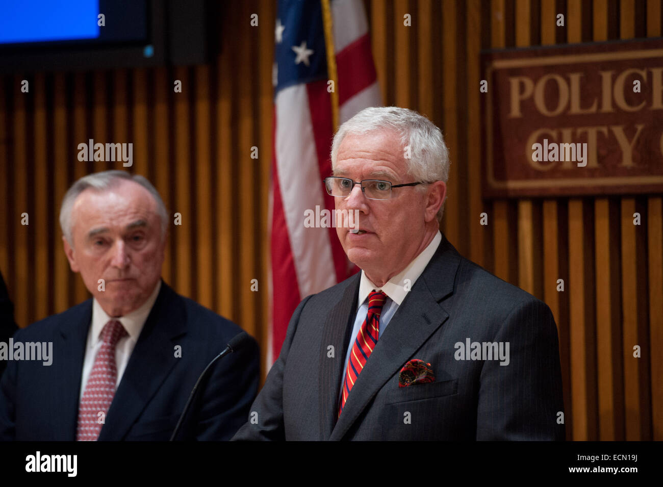 Manhattan, New York, USA. 16th Dec, 2014. Counter Terrorism Chief JOHN ...