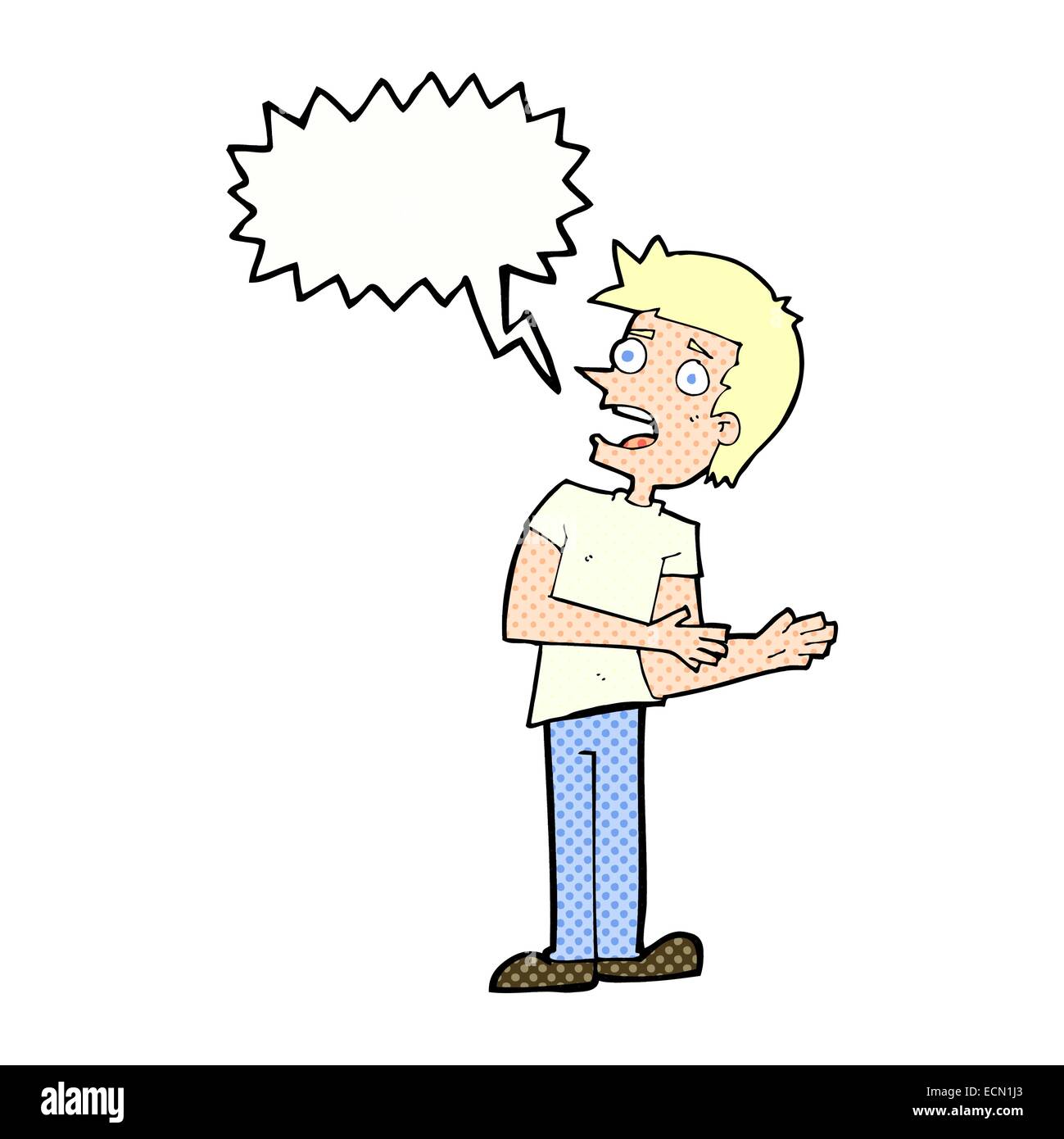 Excuses cartoon Cut Out Stock Images & Pictures - Alamy