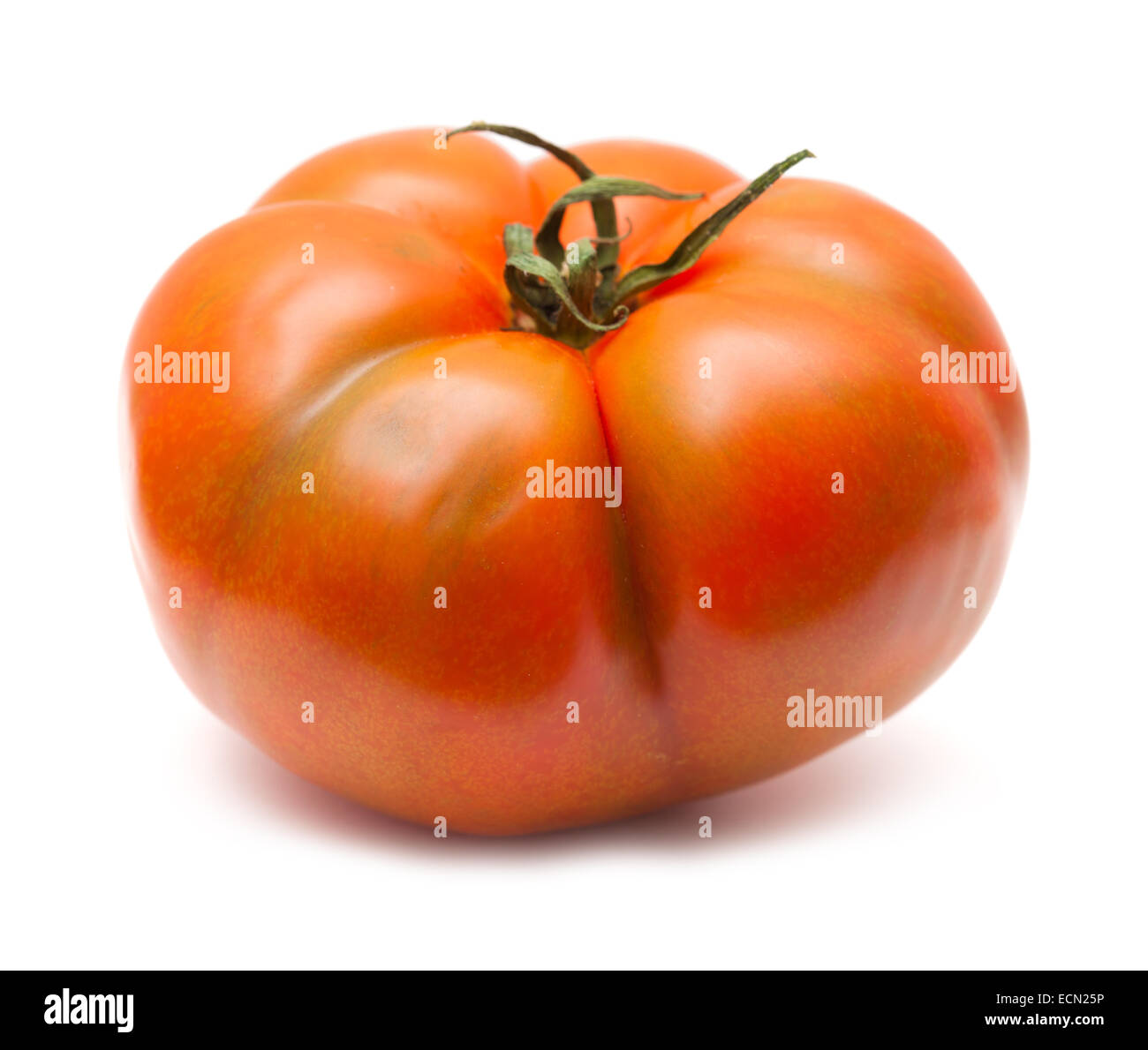 large tomatoes isolated on white Stock Photo - Alamy