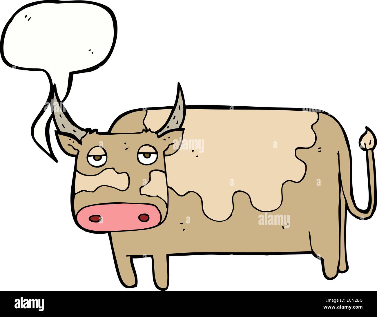 Talking to cow Stock Vector Images - Alamy