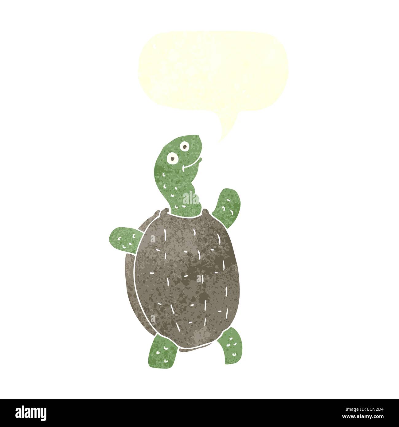 cartoon happy turtle with speech bubble Stock Vector Image & Art - Alamy