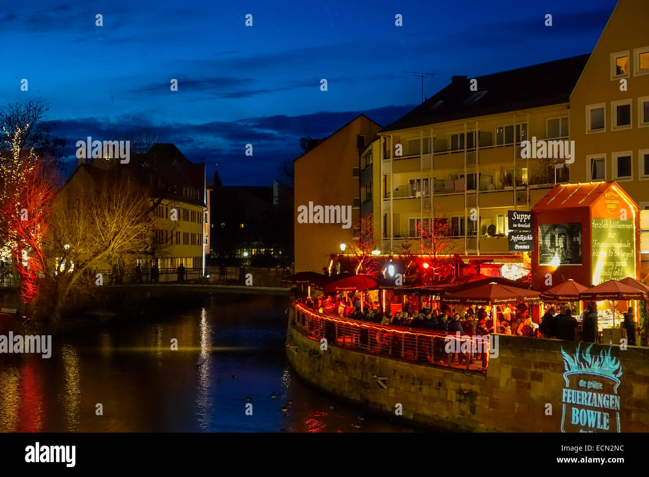 The largest burnt punch in the world, at the Christmas market in ...