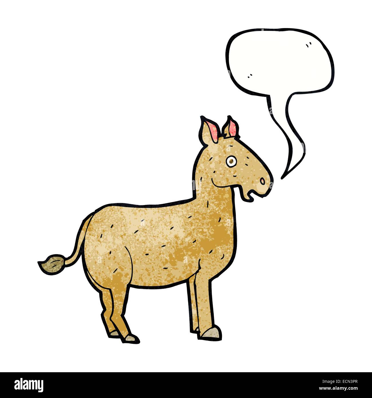 cartoon mule with speech bubble Stock Vector Image & Art - Alamy