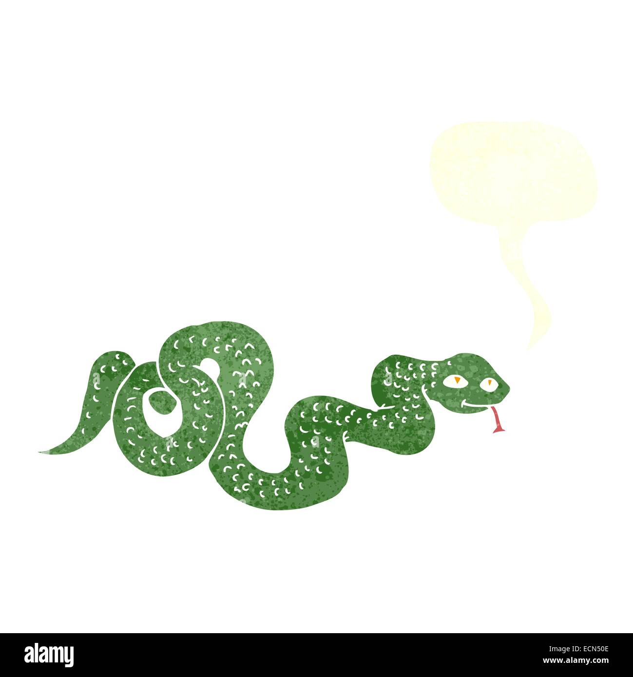 cartoon snake with speech bubble Stock Vector Image & Art - Alamy