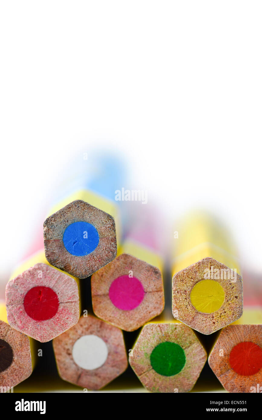 Multi colored pencils hi-res stock photography and images - Alamy
