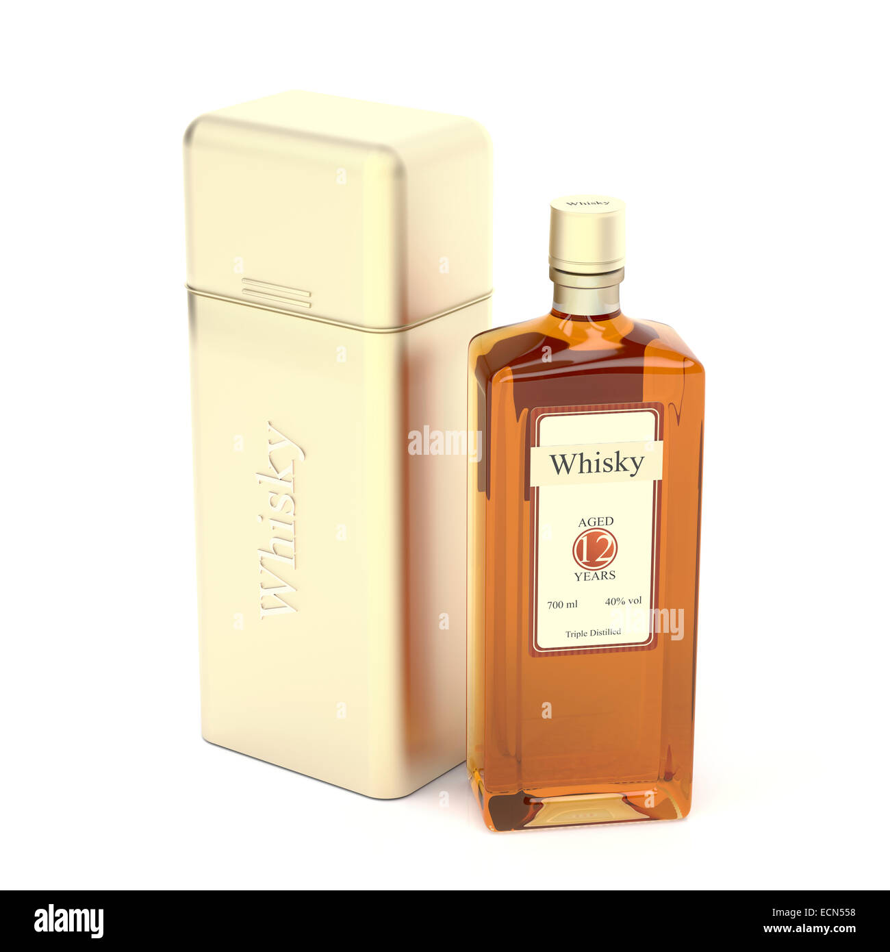 Gold label whisky hi-res stock photography and images - Alamy