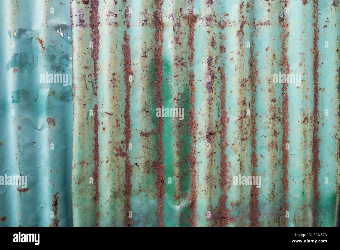 Old rusty zinc fence hi-res stock photography and images - Alamy