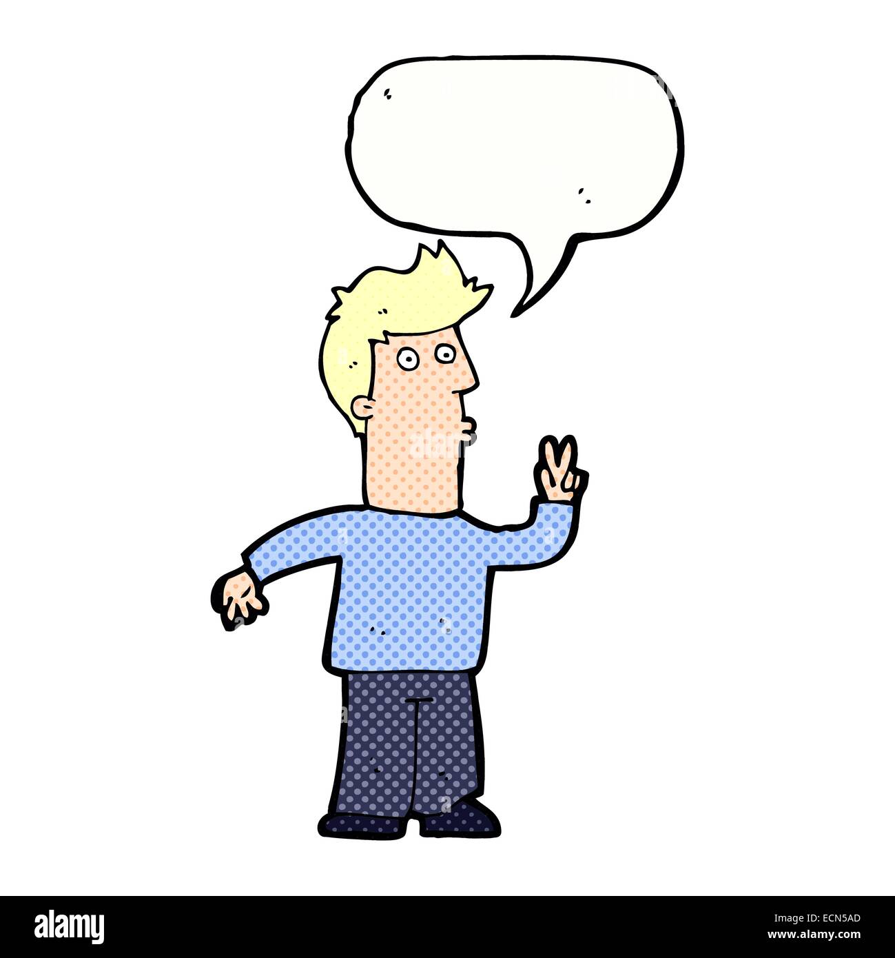 Man signalling Stock Vector Images - Alamy