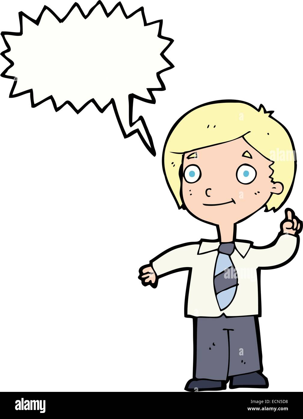 Boy uniform speaking school Stock Vector Images - Alamy