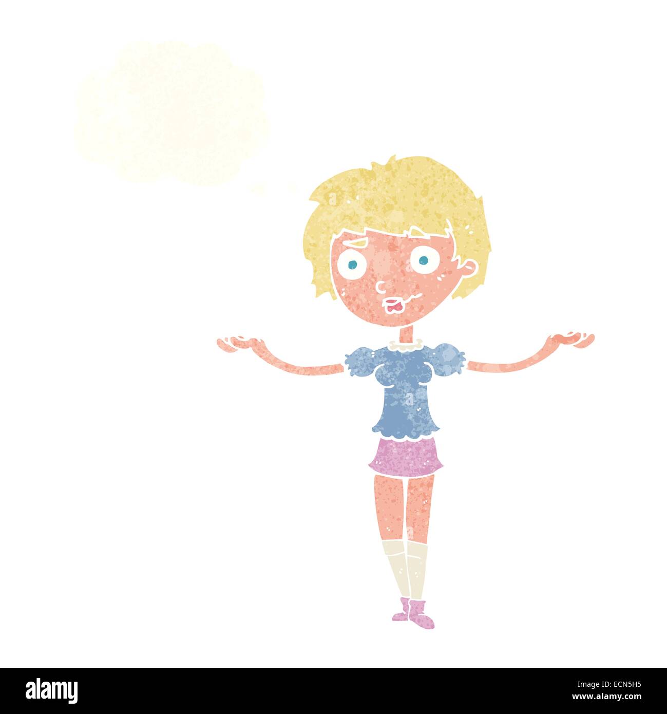 Cartoon Woman Arms Wide High Resolution Stock Photography and Images ...