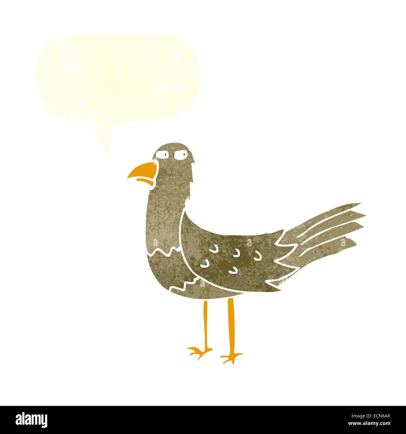 cartoon bird with speech bubble Stock Vector Image & Art - Alamy