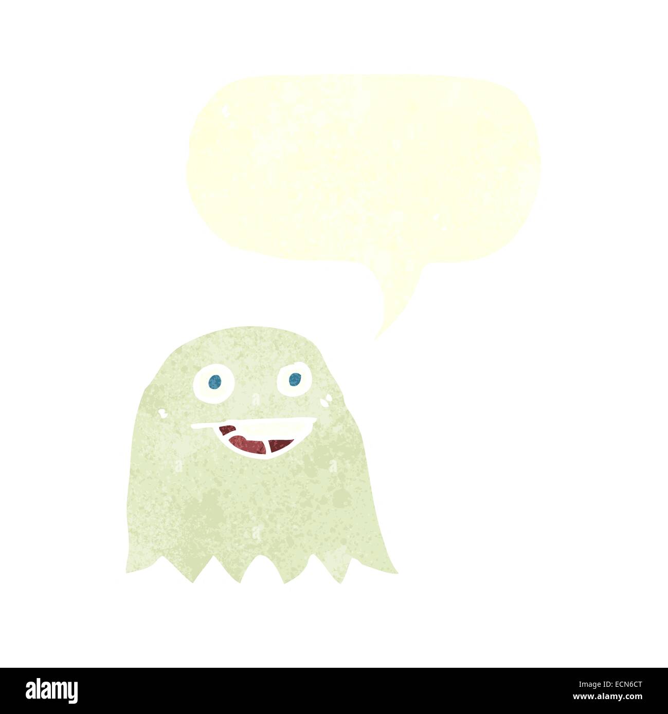 cartoon ghost with speech bubble Stock Vector Image & Art - Alamy